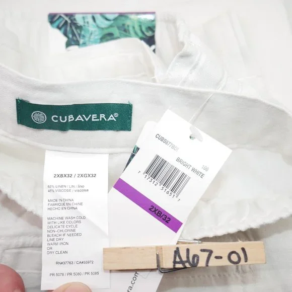 Cubavera | Pants | Mens Cubavera Linen Blend Pants Size 2xb 2xl Relaxed ...